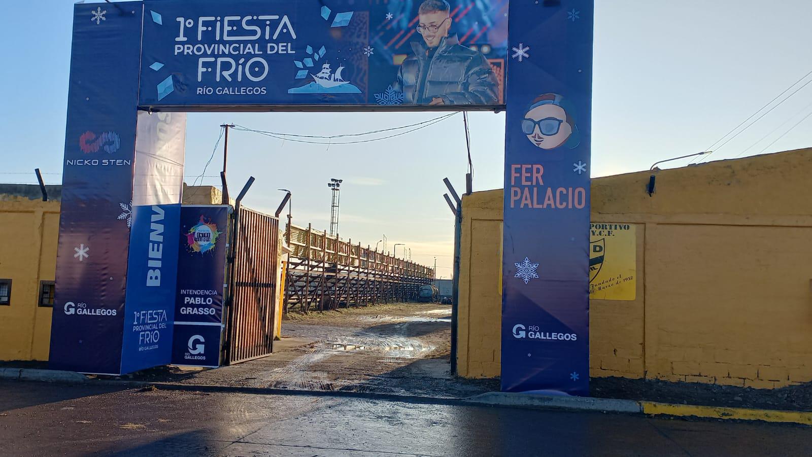 Preparativos para la Primera Fiesta Provincial del Frío